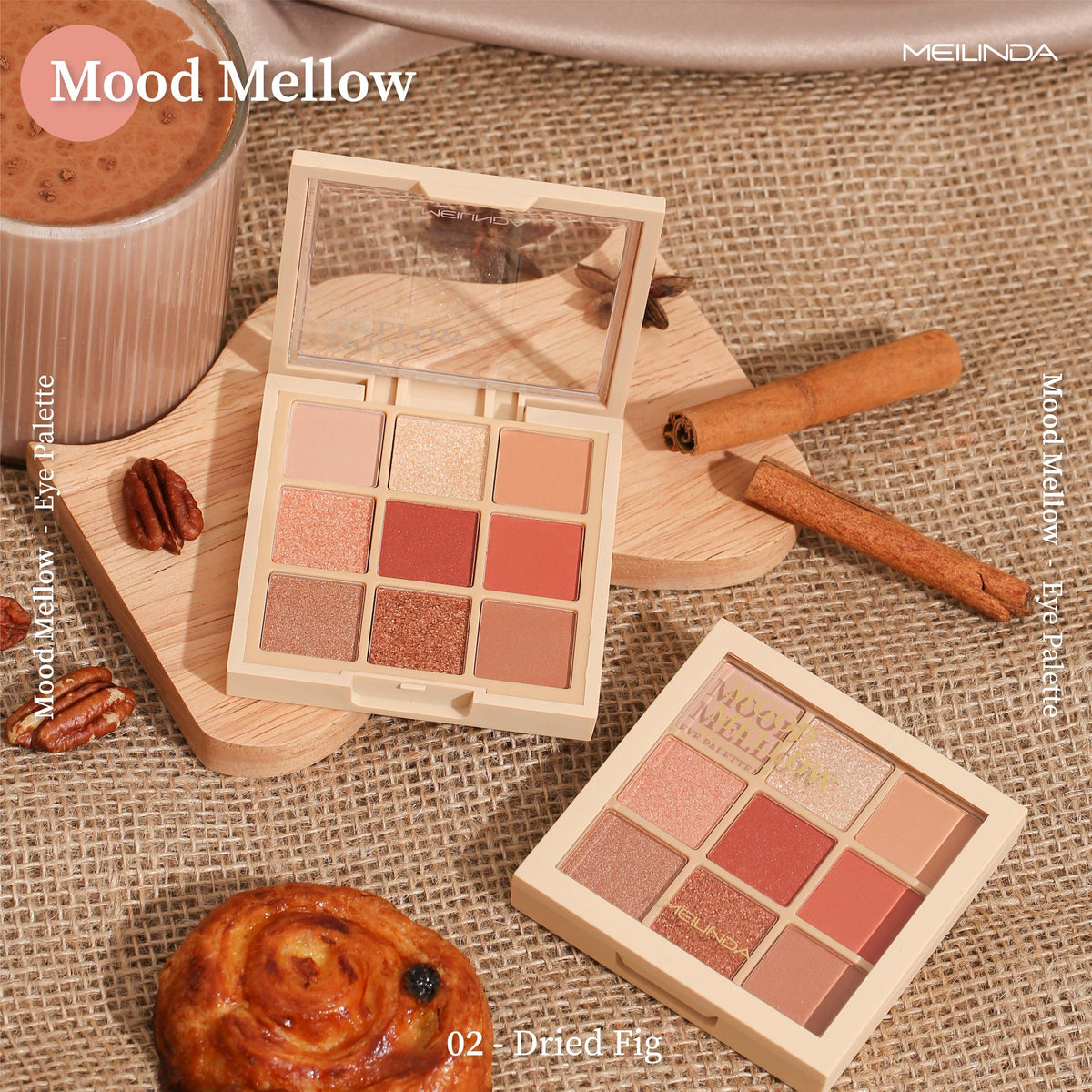 Mei Linda Mood Mellow Eye Palette Eyeshadow #MC3110 : meilinda เมลินดา ...